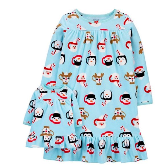 Carter's | Pajamas | Nwt 6 7 Carters Doll Kid Matching Nightgowns Dolls ...